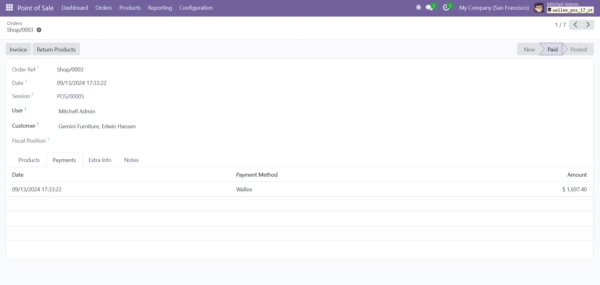 Smooth Payments with Wallee POS Payment Terminal Odoo Plugin