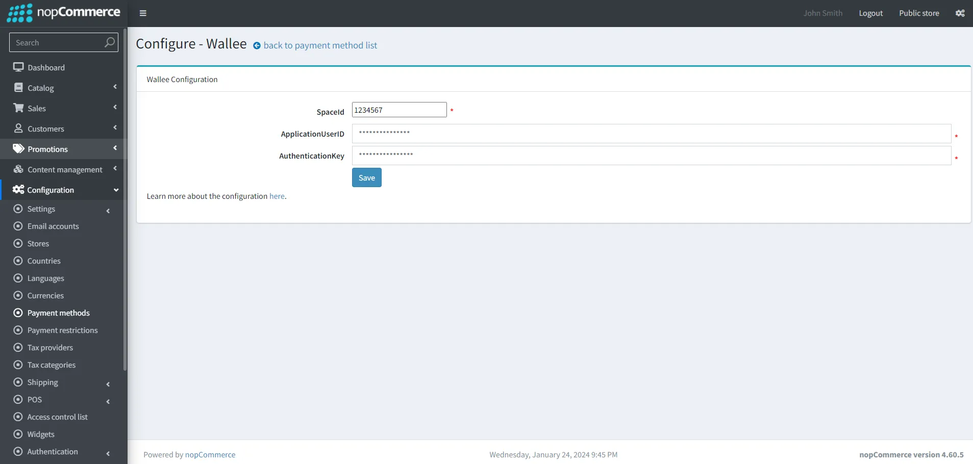 Wallee Payment Gateway Plugin for nopCommerce | PIT Solutions