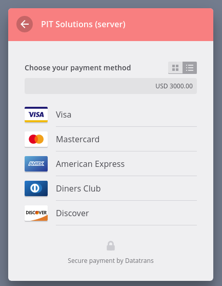 Odoo Datatrans Payment Provider